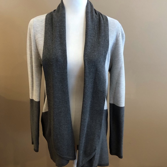 Evolution By Cyrus | Sweaters | Evolution By Cyrus Gray Open Front ...